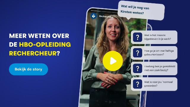 hbo-opleiding tot rechercheur (3 jaar) | Kombijdepolitie